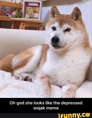 Oh god she looks like the depressed wojak meme - iFunny