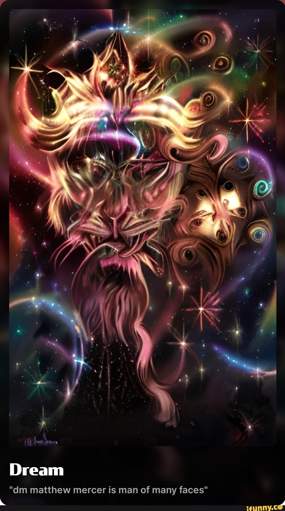 Dream "dm matthew mercer is man of many faces" - iFunny