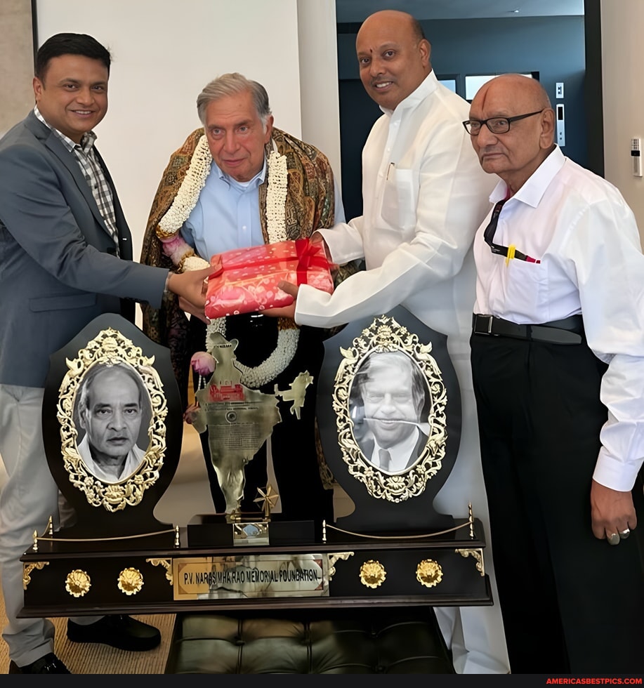 Sir Ratan Tata, former chairman of Tata Sons, was bestowed with the ...