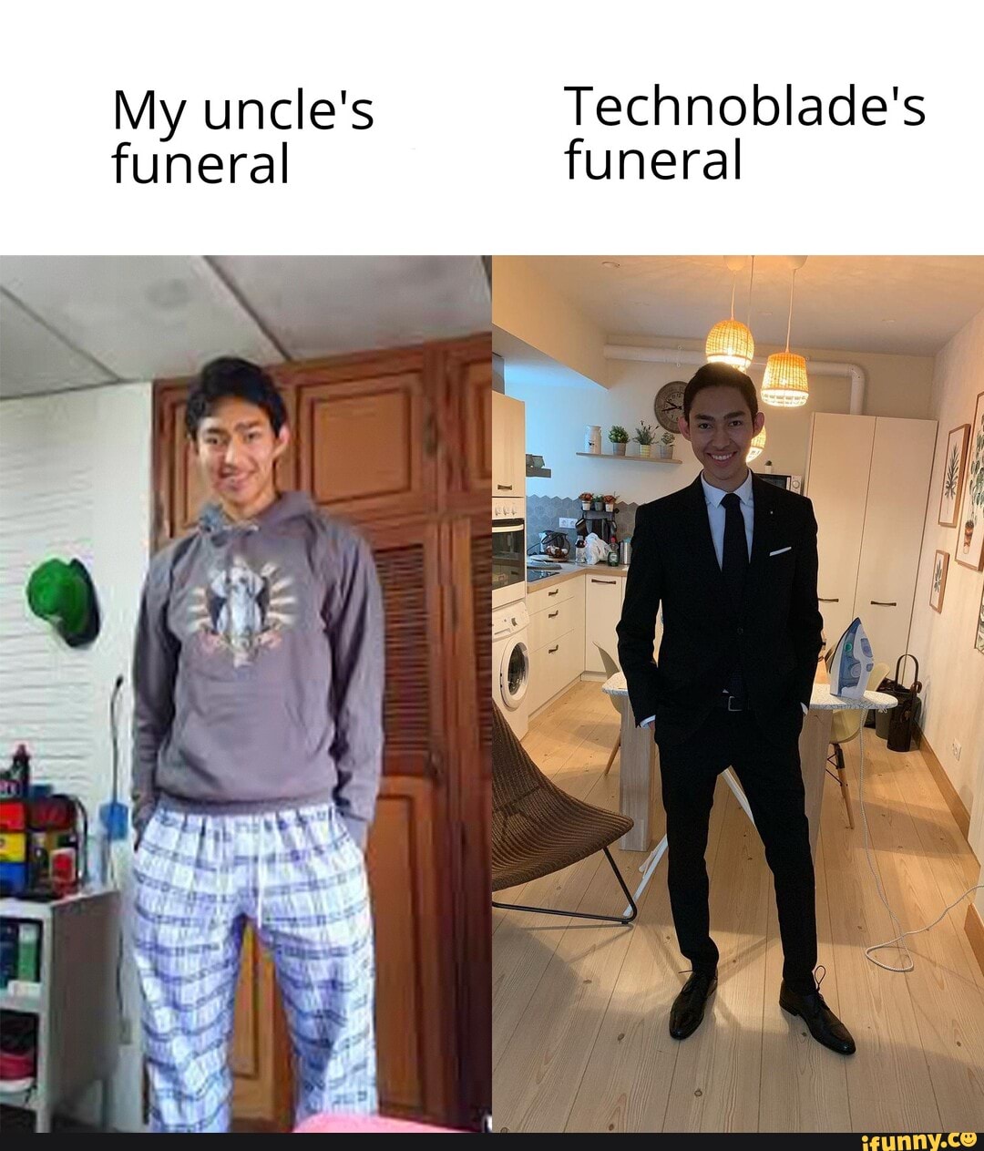 My uncle's Technoblade's funeral funeral - iFunny