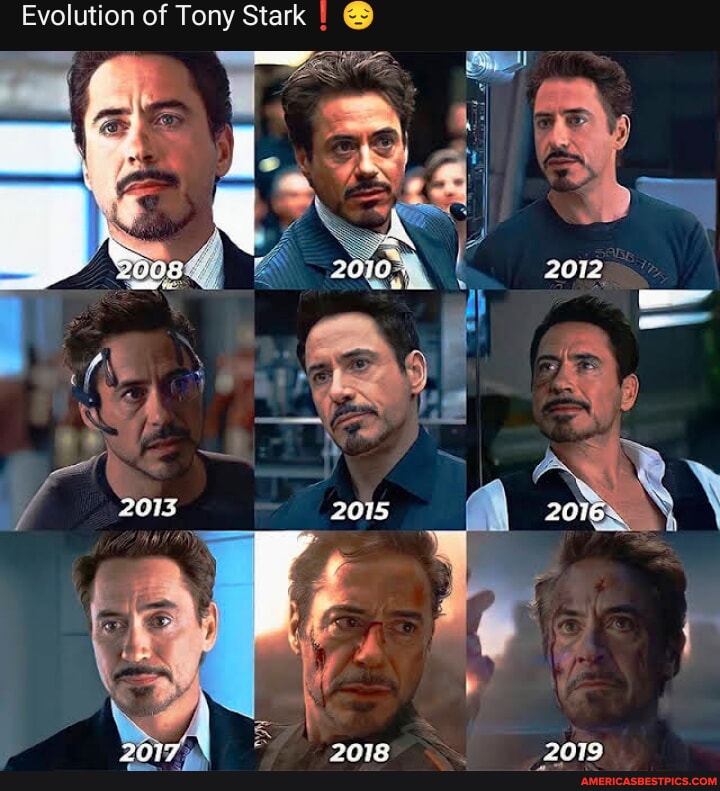 Evolution of Tony Stark I - America’s best pics and videos