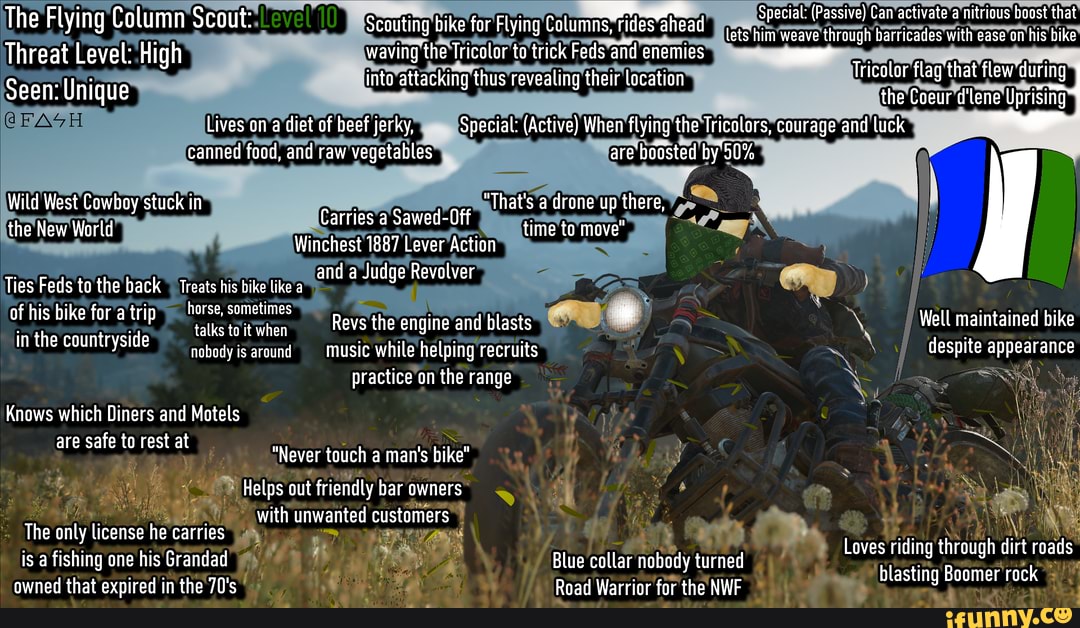 The Flying Column Scout: Level 10 - The Flying Column Scout: Threat ...