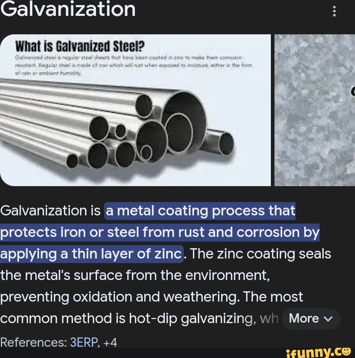 Galvanization What is Galvanized Steel? Galvanization is a metal ...