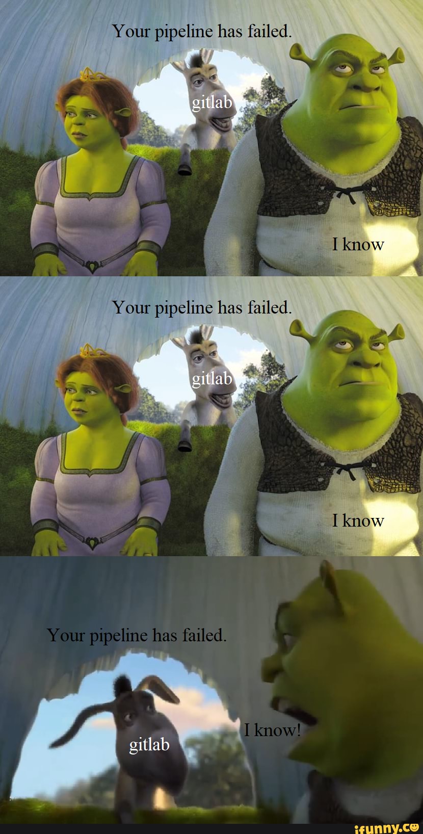 Your pipeline has failed. Your pipeline has failed. Your pipeline has ...