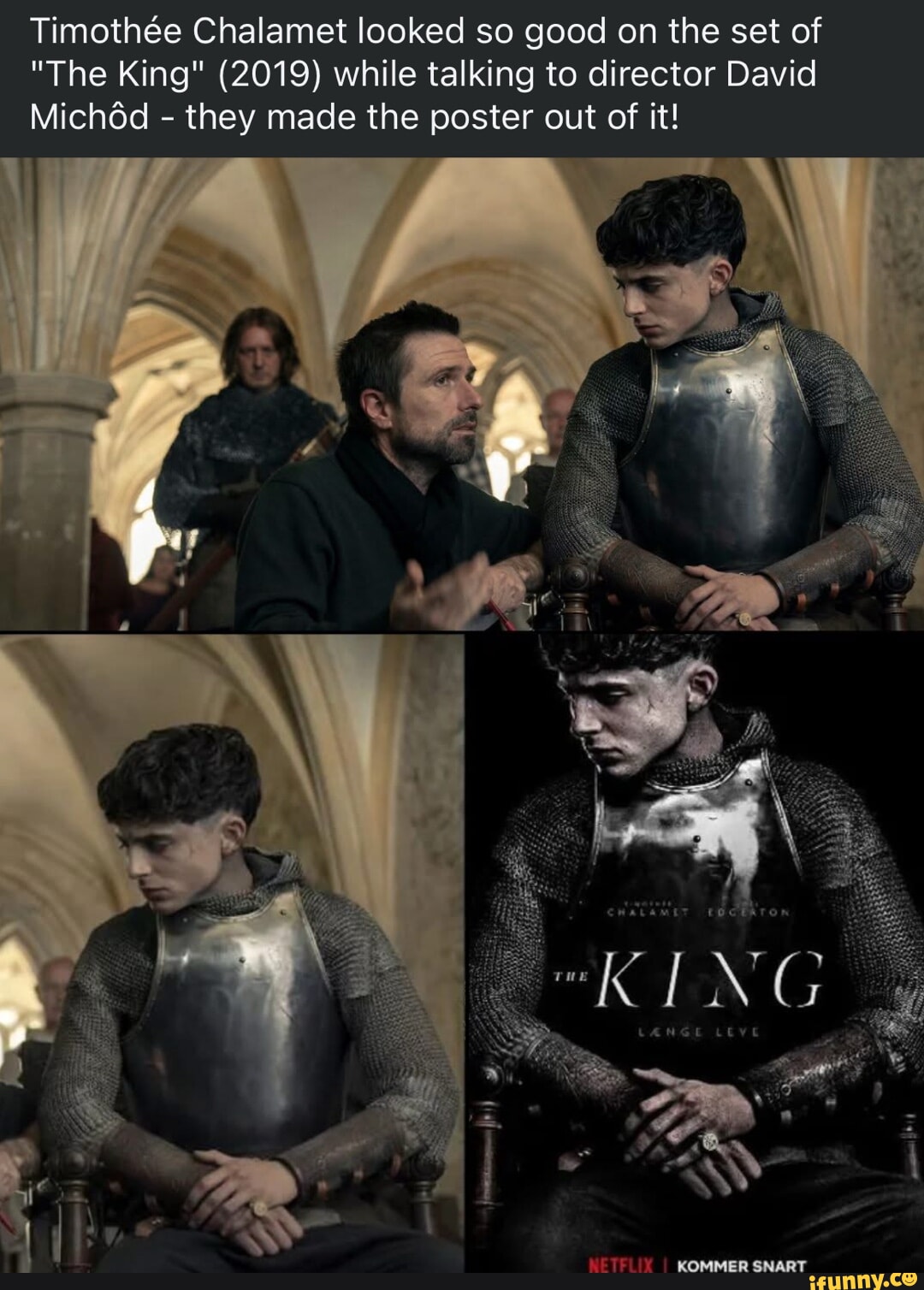 Timothe Chalamet looked so good on the set of "The King" (2019) while ...