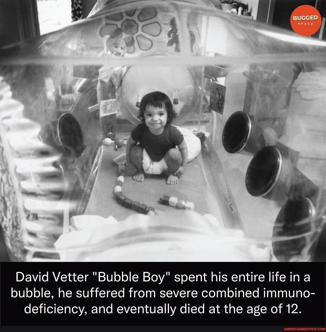 David Vetter, also known as the "Bubble Boy," was born with a rare ...
