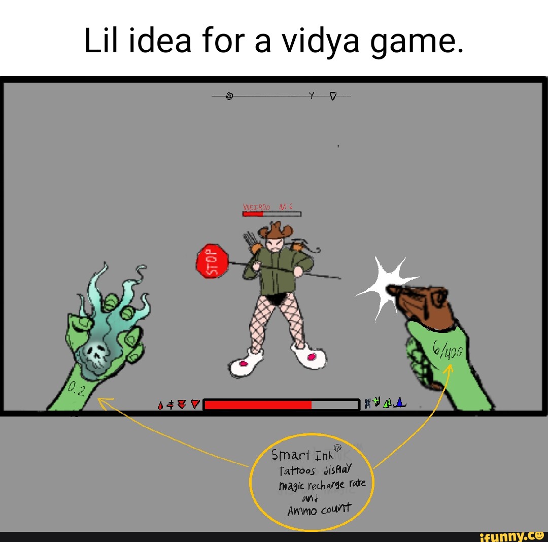 Lil idea for a vidya game. ww v - iFunny