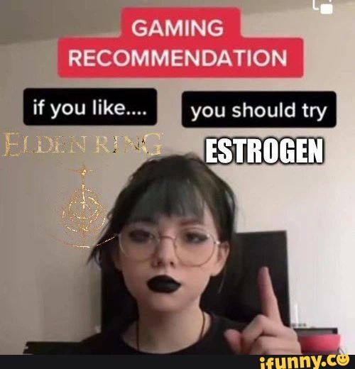 GAMING RECOMMENDATION if you like... you should try ESTROGEN - iFunny
