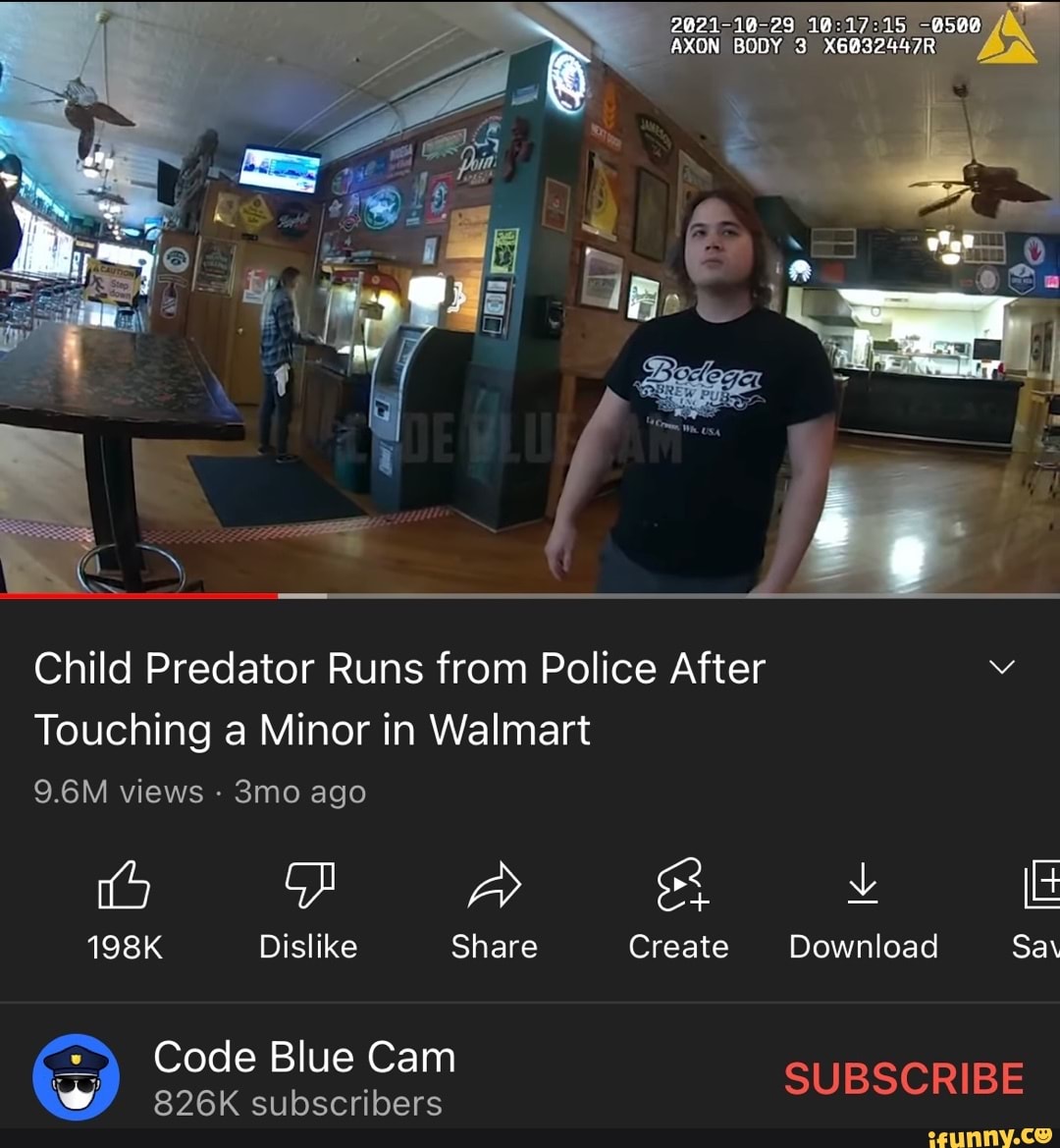 29 AXON BODY Child Predator Runs from Police After Touching a Minor in ...