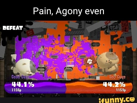 Pain, Agony even - )