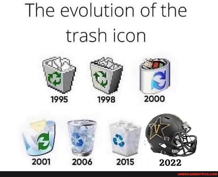 The evolution of the trash icon 1998 2000 2001 2006 2015 - America’s ...