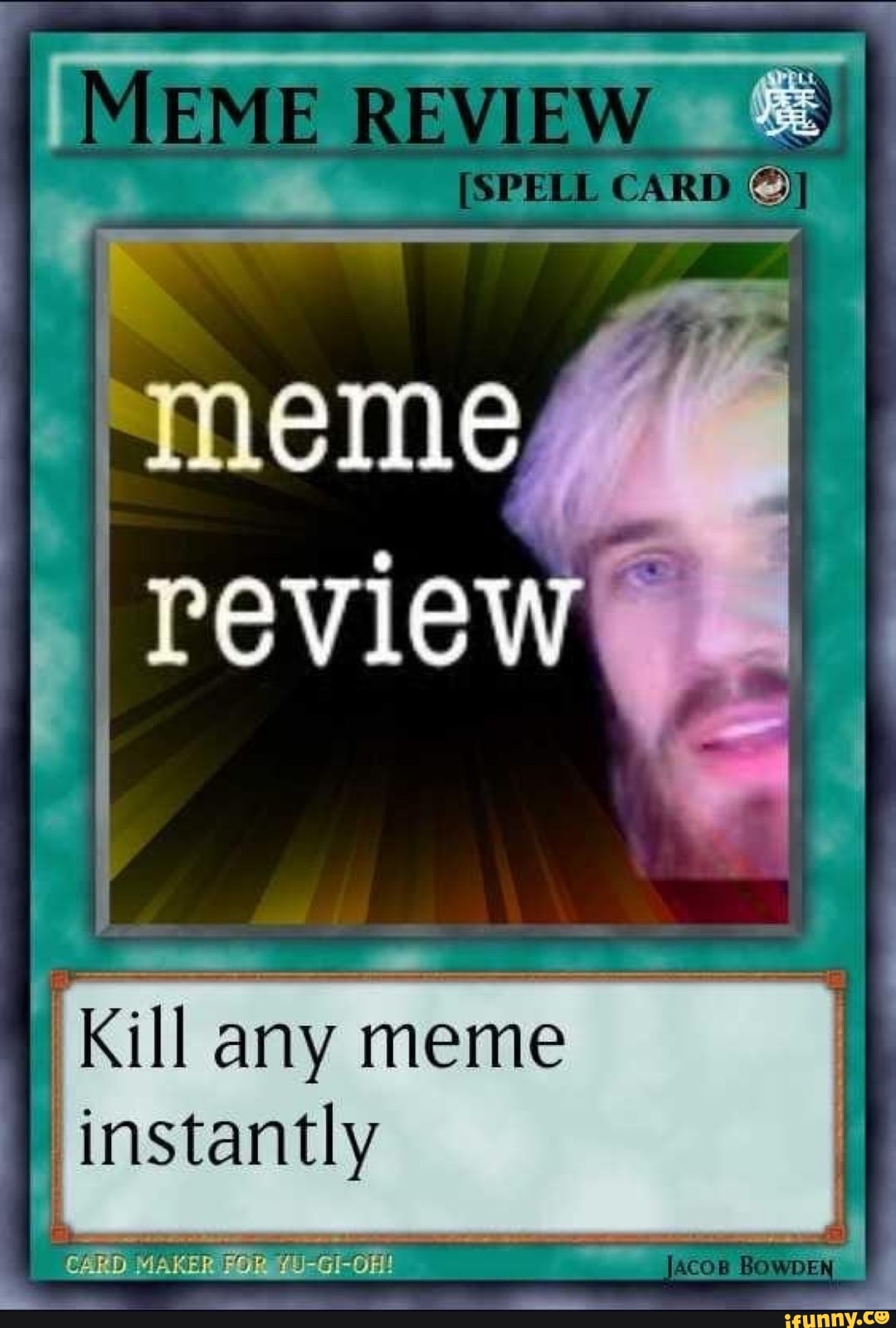 MEME REVIEW "SPELL CARD meme review Kill any meme instantly I CARD ...