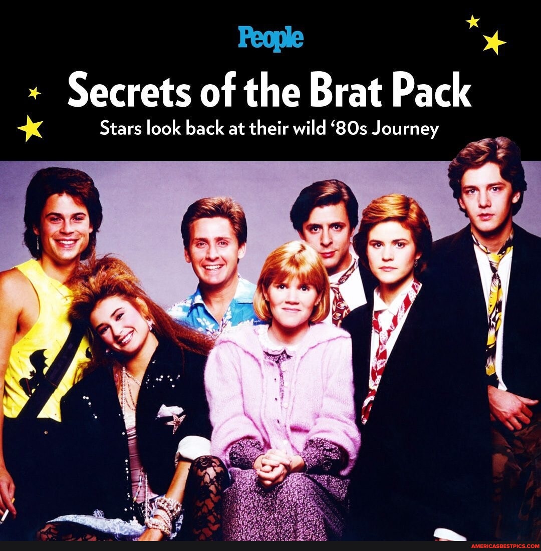 The Brat Pack were the Timothe Chalamet Zendaya and Sydney Sweeney of ...