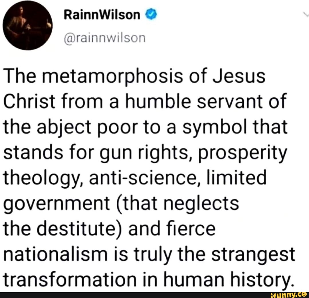 The metamorphosis of Jesus Christ from a humble servant of the abject ...