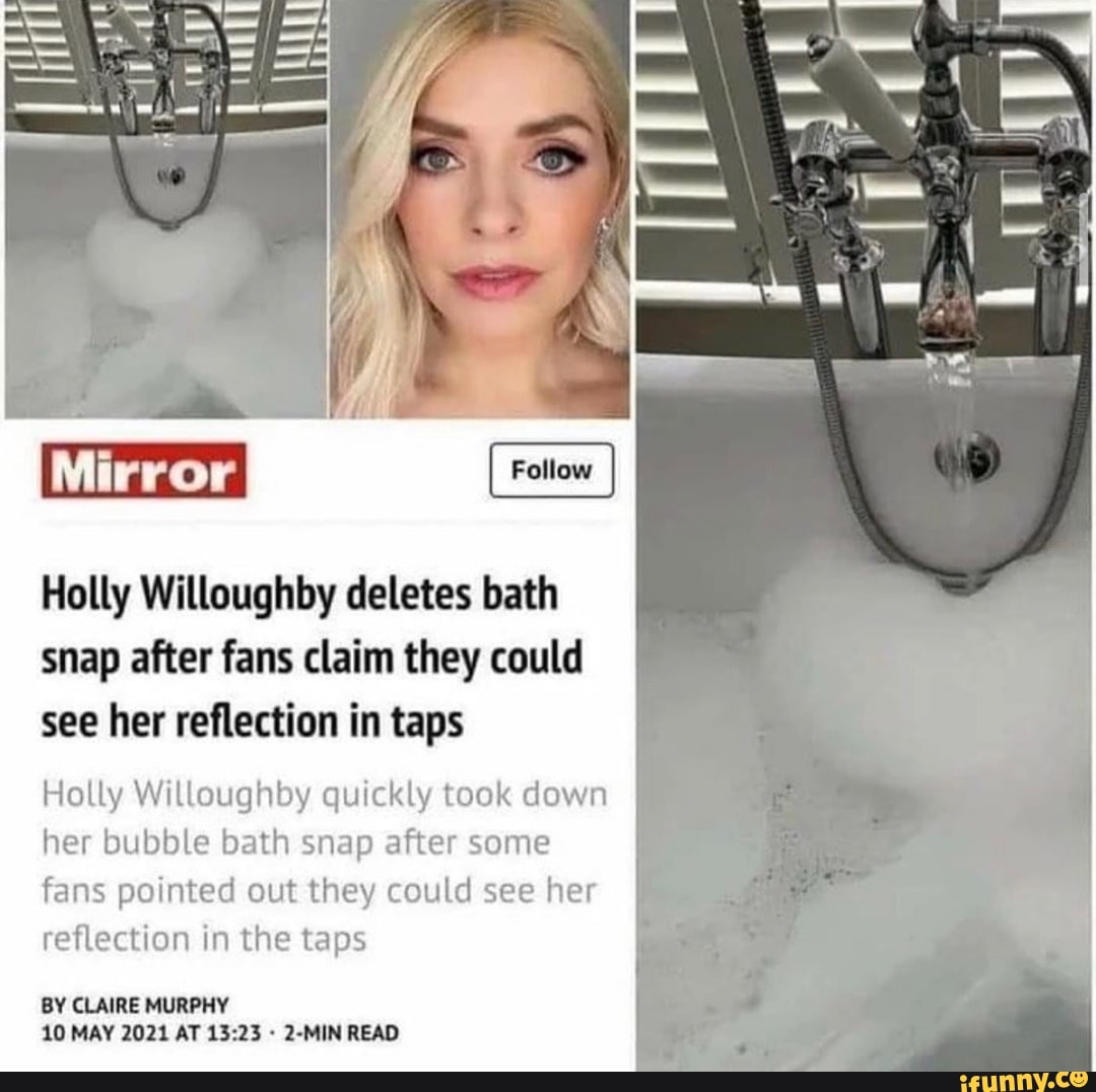 Holly Willoughby deletes bath snap after fans claim they could see her ...