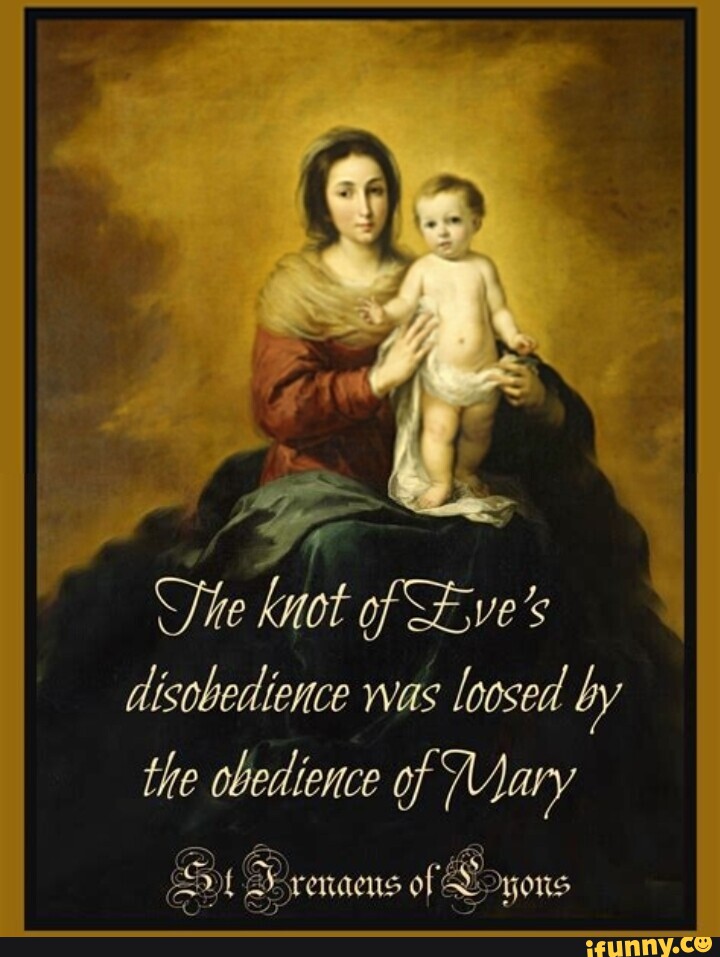 Ir The knot of Live's disobedience was loosed by the obedience of (Vary ...