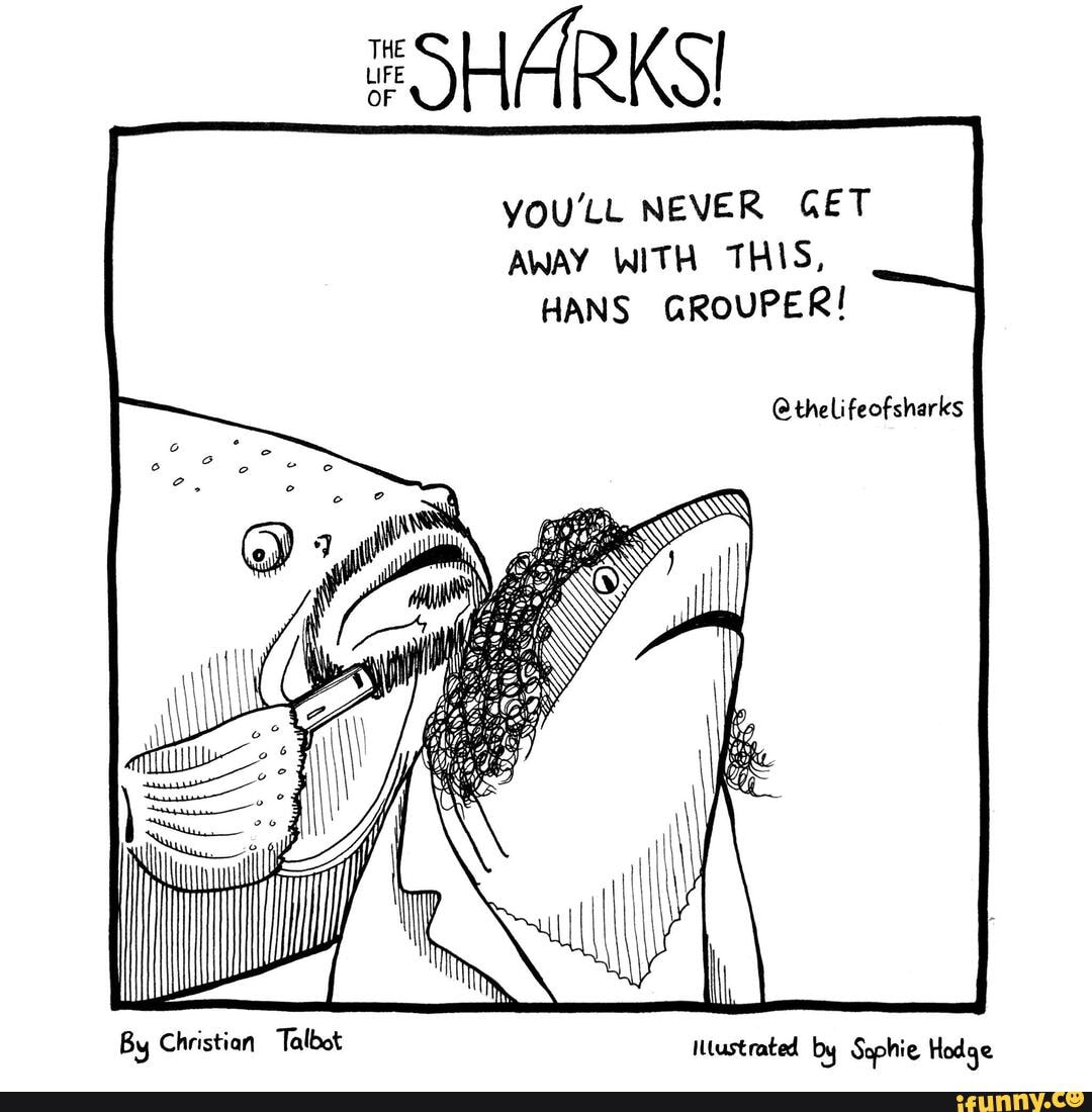 OF SHARKS YOU'LL NEVER GET AWAY WITH THIS, HANS GROUPER! =sI By ...