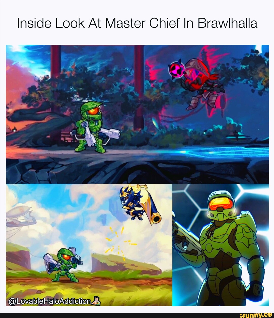 Inside Look At Master Chief In Brawlhalla @lLovableHaloAddictionZy - iFunny