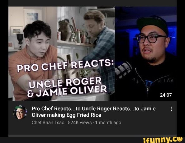 PRO CHEF REACTS: CLE ROGER AMIE OLIVER " Pro Chef Reacts...to Uncle ...
