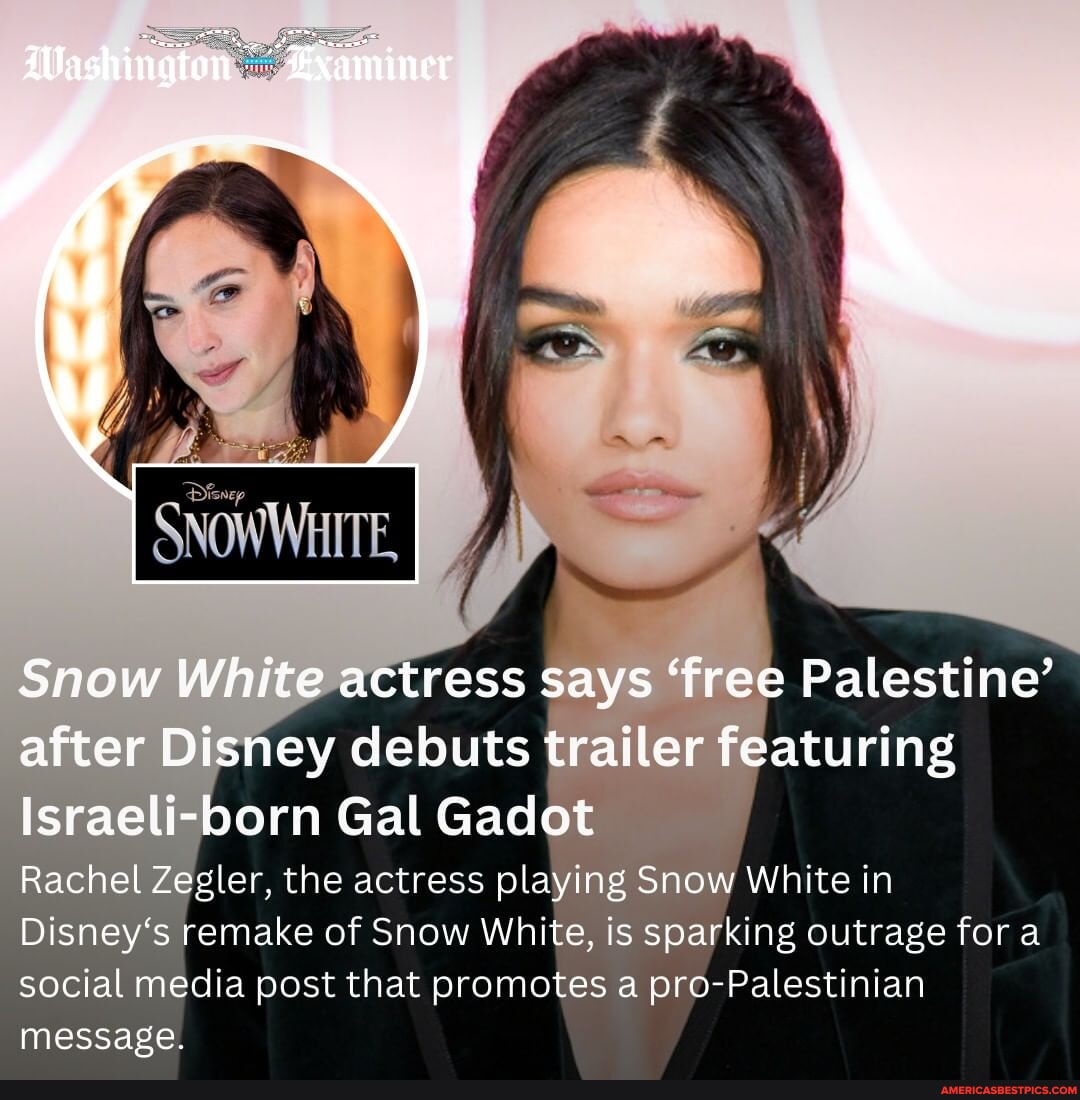 Snow White actress says 'free Palestine' after Disney debuts trailer ...