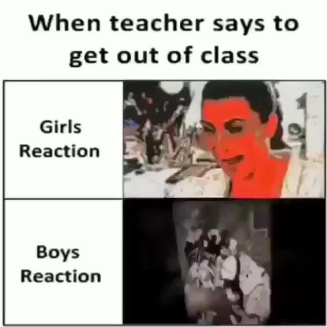 When teacher says to get out of class - iFunny :)