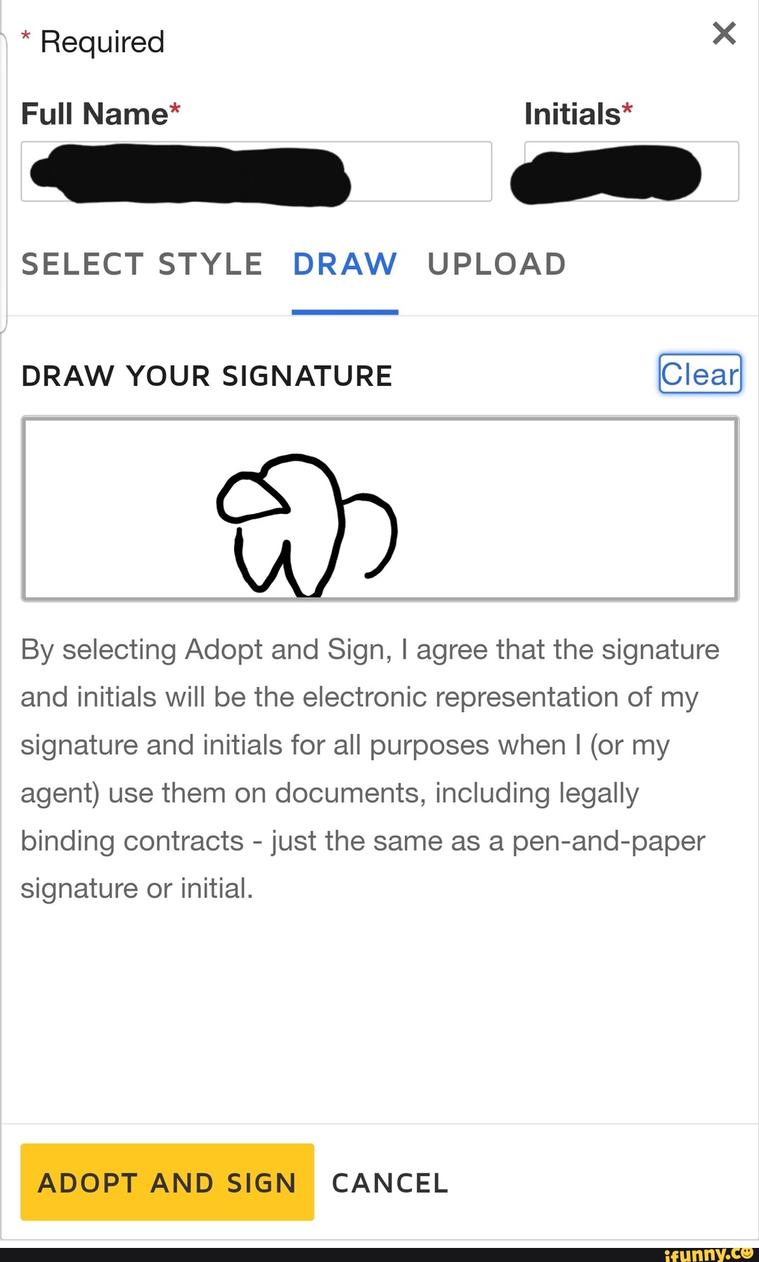 * Required x Full Name* Initials* SELECT STYLE DRAW UPLOAD DRAW YOUR ...