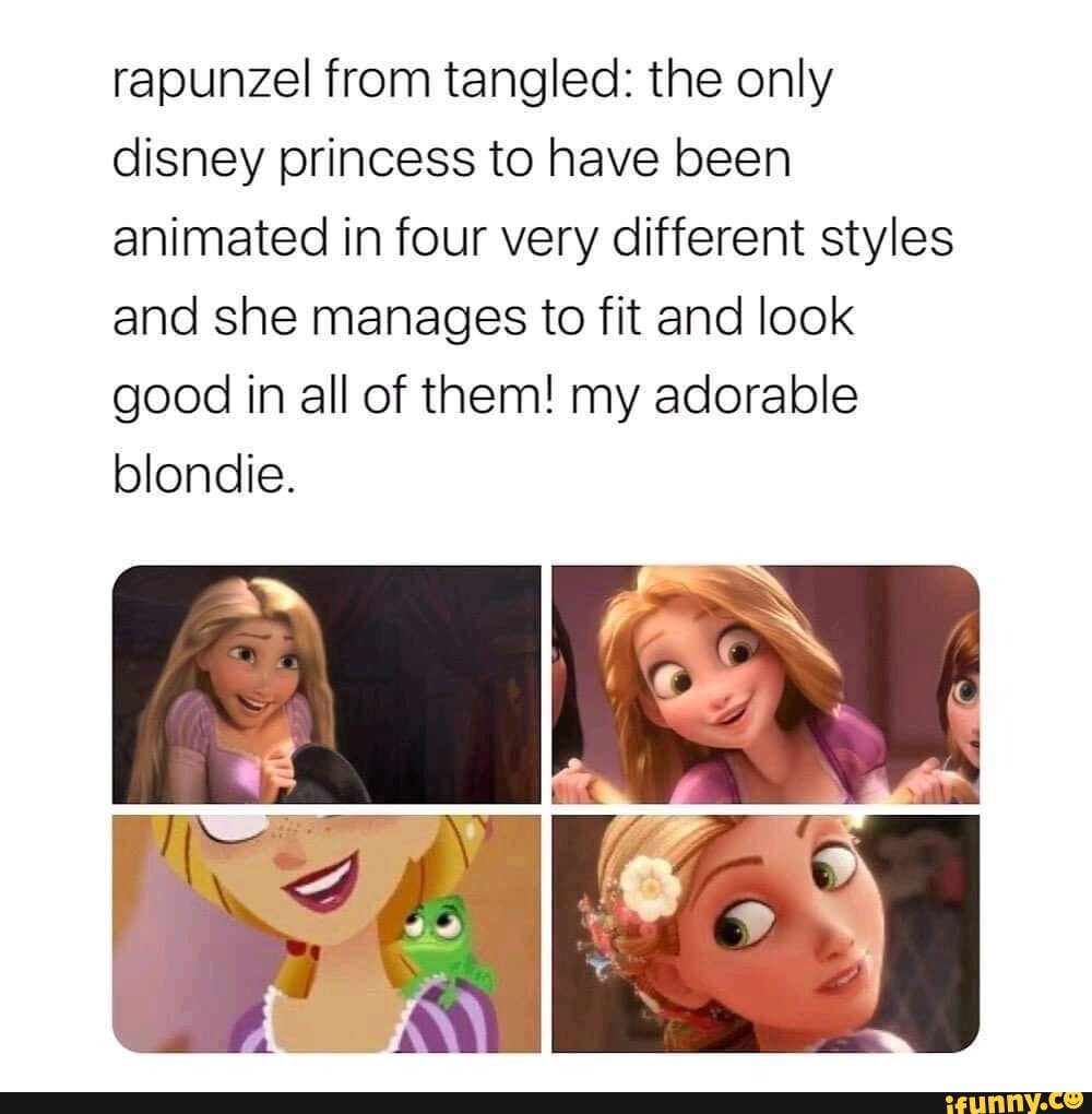 Rapunzel from tangled: the only disney princess to have been animated ...