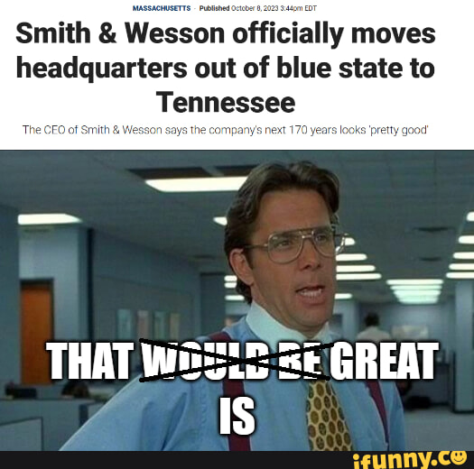 Smith & Wesson officially moves headquarters out of blue state to ...