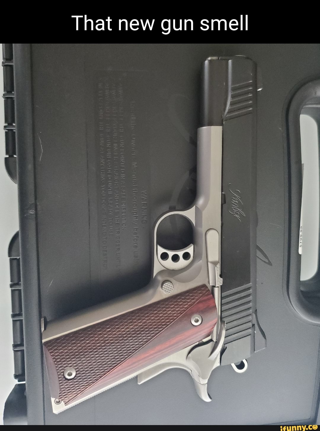 That new gun smell - iFunny