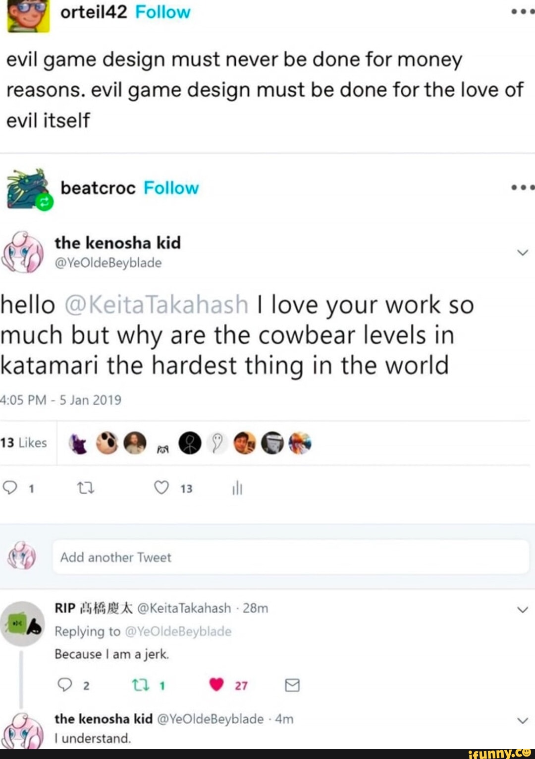 Evil game design must never be done for money reasons. evil game design ...