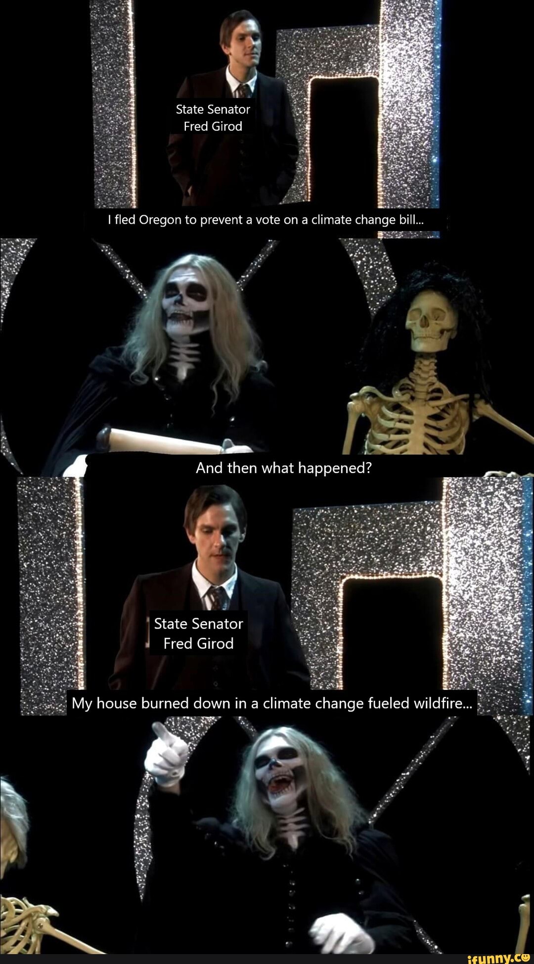 State Senator Fred Girod I fled Oregon to prevent a vote on a climate ...