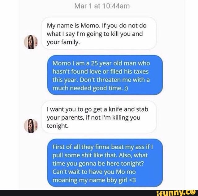 Momochallenge memes. Best Collection of funny Momochallenge pictures on ...