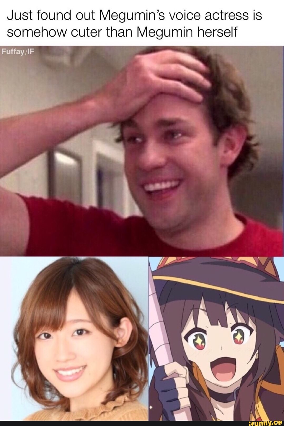 Just found out Megumin's voice actress is somehow cuter than Megumin ...