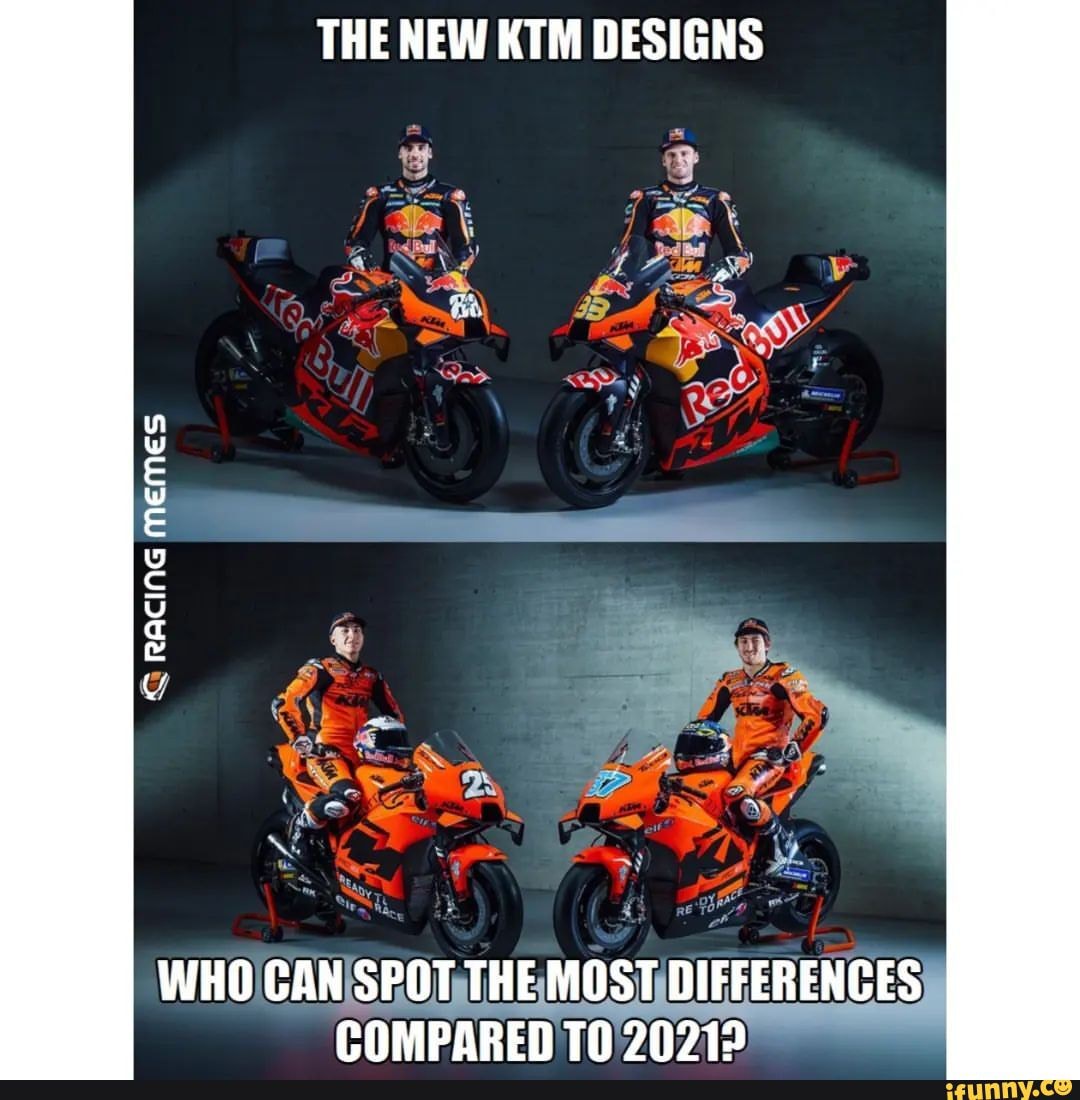 THE NEW KTM DESIGNS RACING MEMES MEMES WHO CAN SPOT THE MOST ...