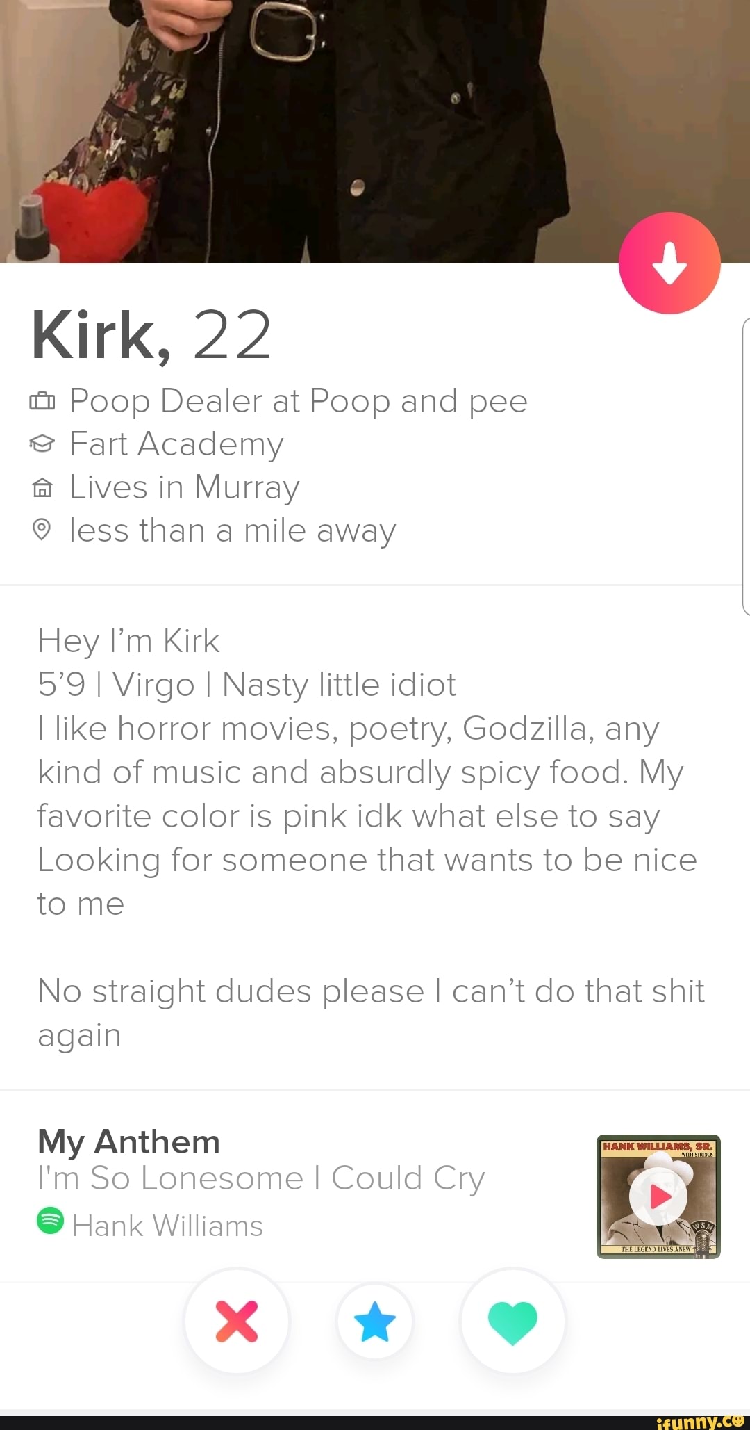 Kirk, 22 nin Poop Dealer at Poop and pee © FartAcademy ﬁr Lives in ...