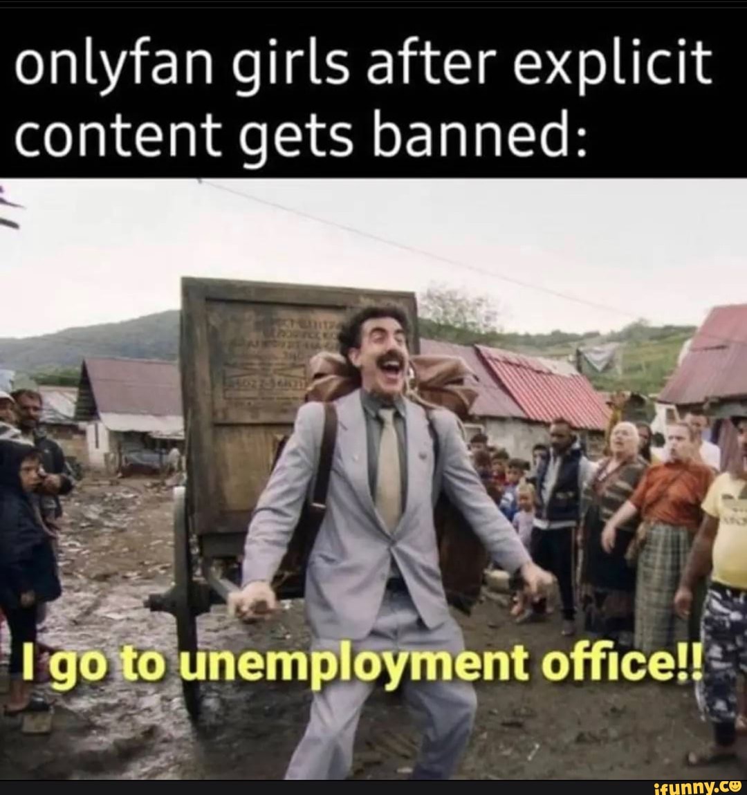 Onlyfan girls after explicit content gets banned: - iFunny