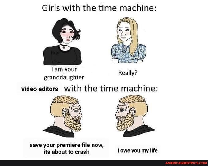 Girls with the time machine: lam your granddaughter Really? video with the time machine: save ...