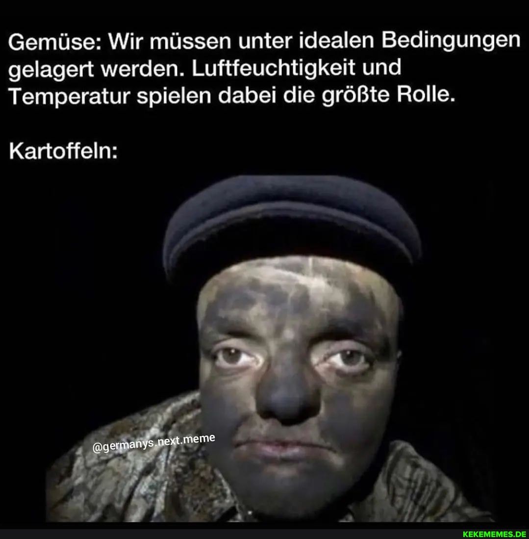 Gemüse: Wir müssen unter idealen Bedingungen gelagert werden ...