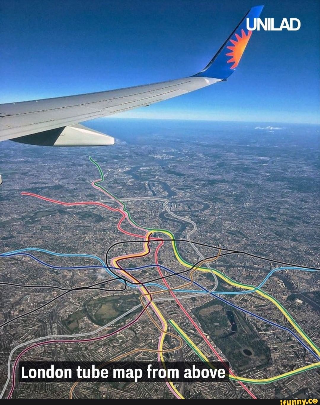 UNILAD London tube map from above - iFunny