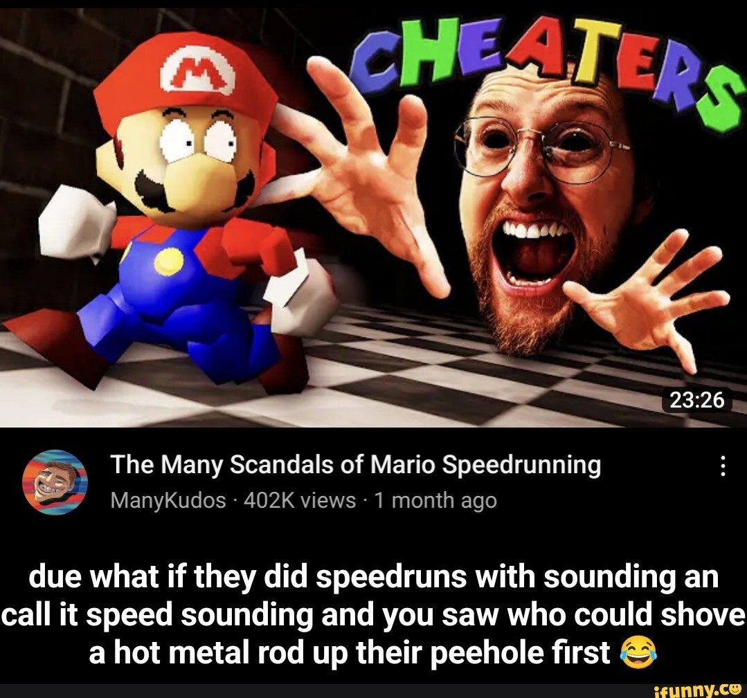 Speedrunning memes. Best Collection of funny Speedrunning pictures on ...