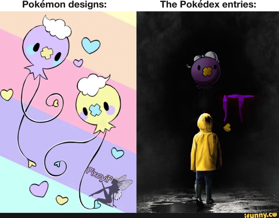 Pokemon designs: The Pokedex entries: - iFunny