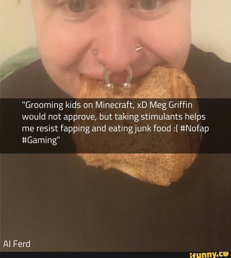 "Grooming kids on Minecraft, xD Meg Griffin would not approve, but ...