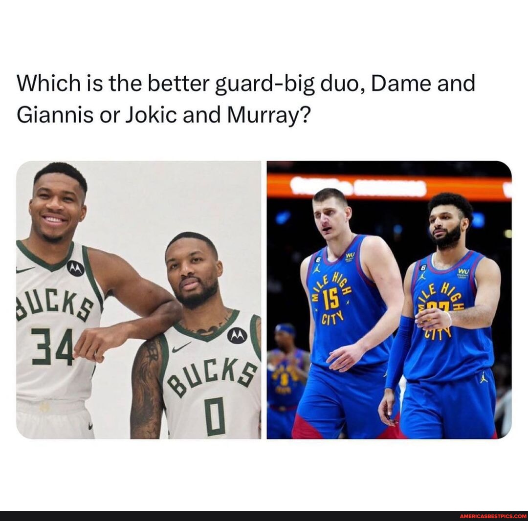 Jokic & Murray as of right now🫡 📌 #DUNK - Which is the better guard-big ...