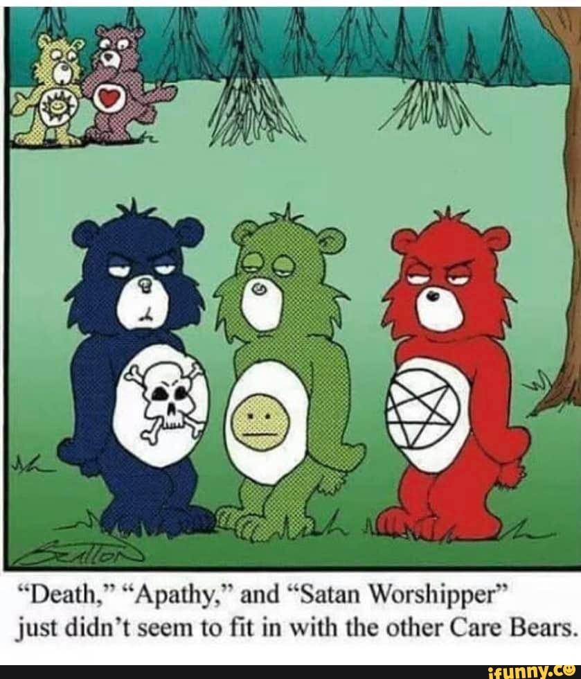 "Death," "Apathy," and "Satan Worshipper" just didn't seem to fit in ...