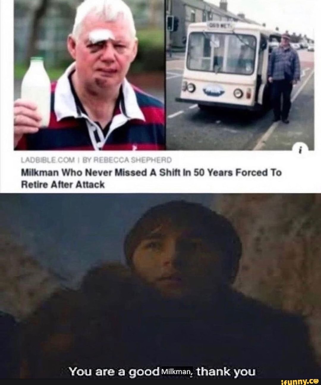 Milkman Who Never Missed A Shift in 50 Years Forced To Retire After ...