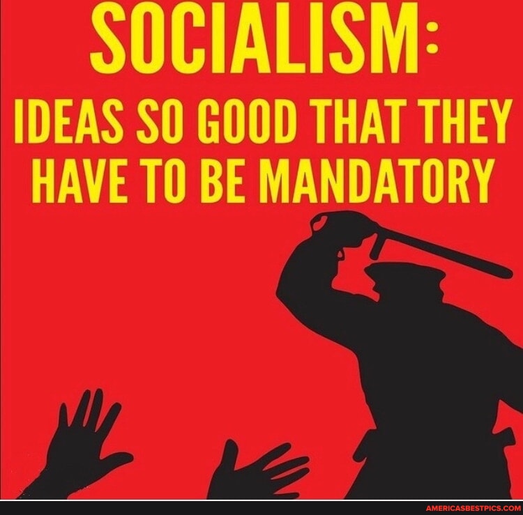 SOCIALISM: IDEAS SO GOOD THAT THEY HAVE TO BE MANDATORY - America’s ...