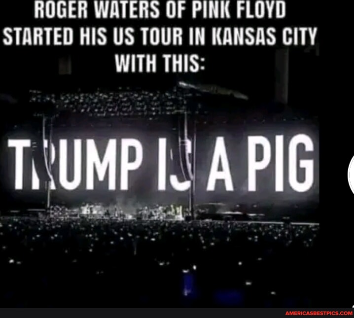 ROGER WATERS OF PINK FLOYD STARTED HIS US TOUR IN KANSAS CITY WITH THIS ...