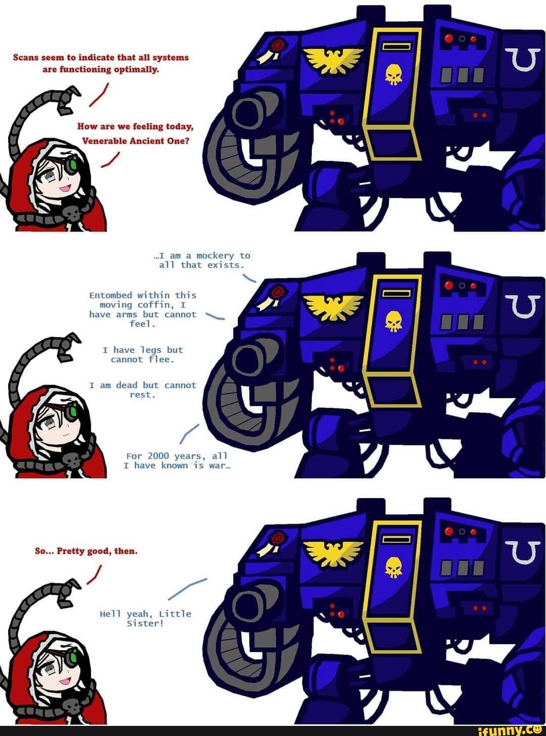 Scans seem to indicate that all systems are functioning optimally. How ...