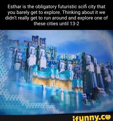 Esthar is the obligatory futuristic scifi city that you barely get to ...