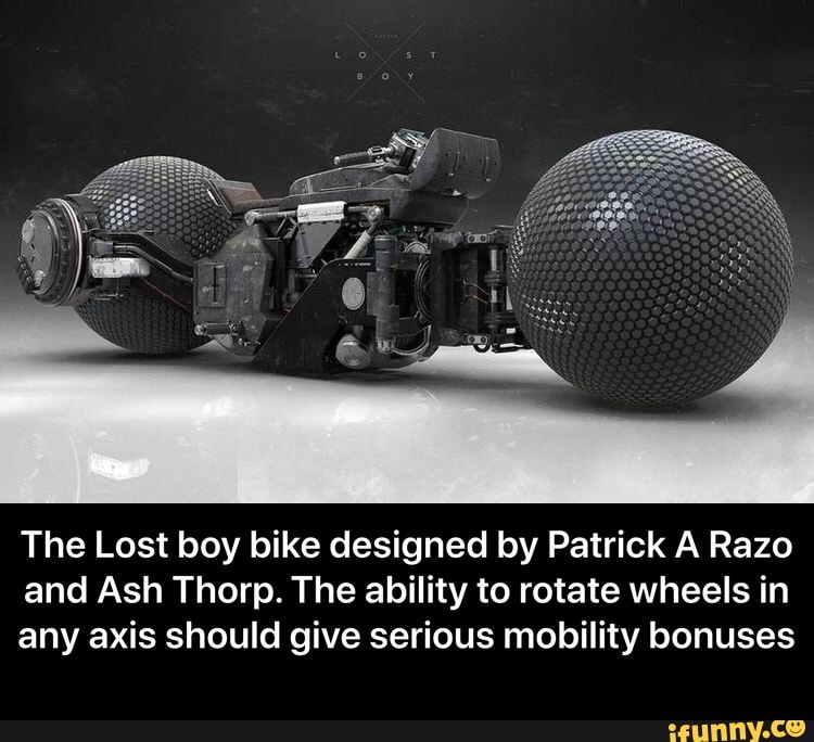 The Lost boy bike designed by Patrick A Razo and Ash Thorp. The ability ...